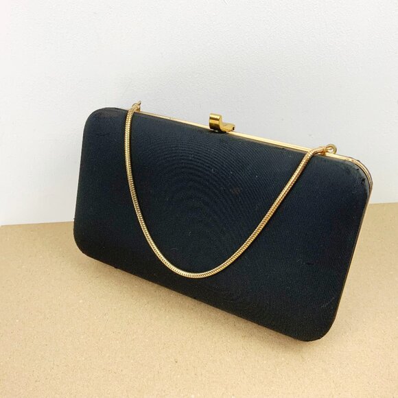After Five | Bags | Vintage 6s After Five Black Box Style Fabric ...